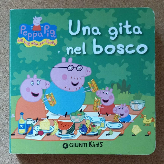 LIBRO BAMBINI PEPPA PIG UNA GITA NEL BOSCO 2012 Giunti Kids Illustrato ...
