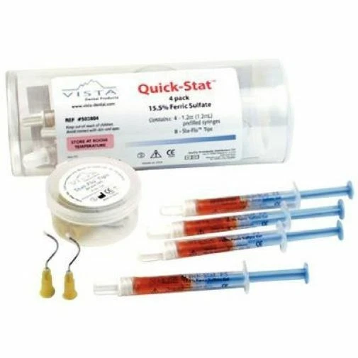 QUICK-STAT FS 4-PACK 15.5% Ferric Sulfate Hemostatic Gel Standard Kit 4 ...