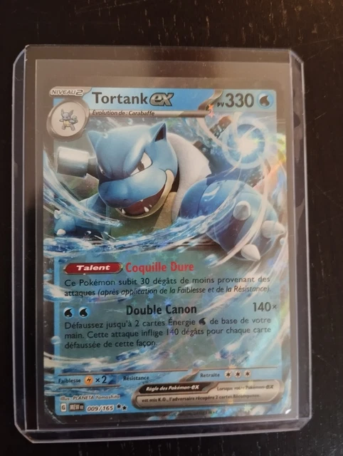 CARTE POKÉMON - 151 - Tortank EX 009/165 - NM - FR - SORTI DE BOOSTER ...