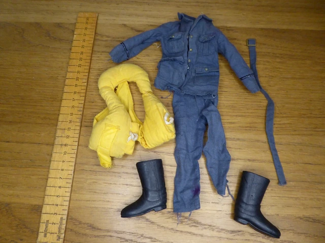 VINTAGE 1970S ERA Action Man WW2 RAF Battle of Britain Pilot Uniform ...