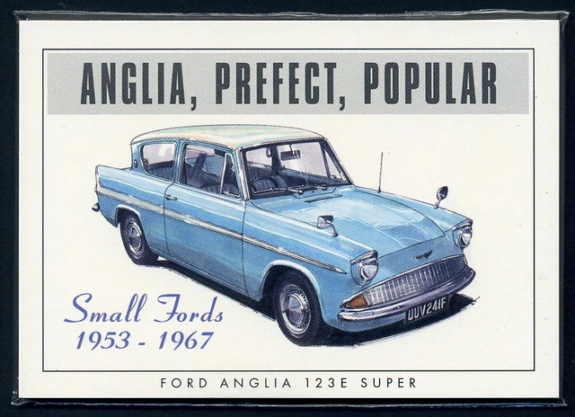 FORD ANGLIA ORIGINAL Collector's Card Set - 100E Popular Perfect 105E ...