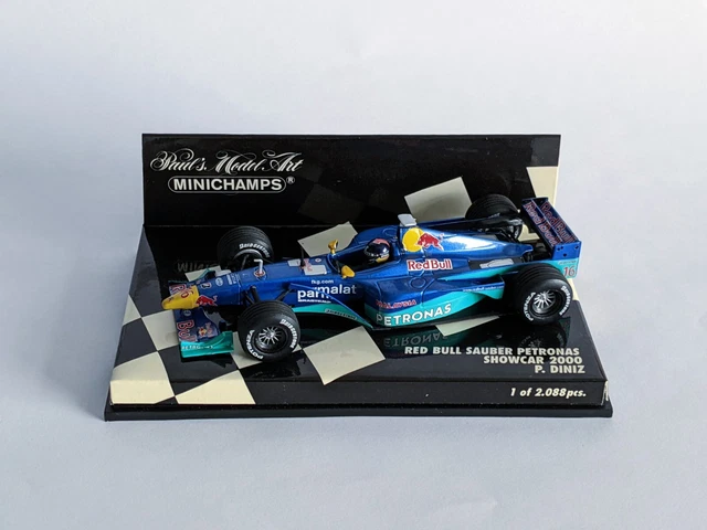 MINICHAMPS F1 RED Bull Sauber Petronas Showcar 2000 P. Diniz 1/43 Scale ...