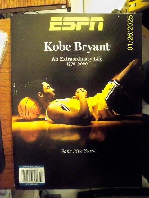 ESPN MAGAZINE, KOBE Bryant An Extraordinary Life 1978 - 2020 Special ...