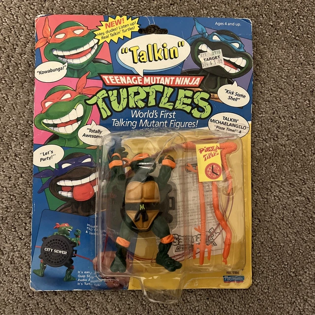 1991 PLAYMATES TONY Teenage Mutant Ninja Turtles Talkin' Michelangelo ...