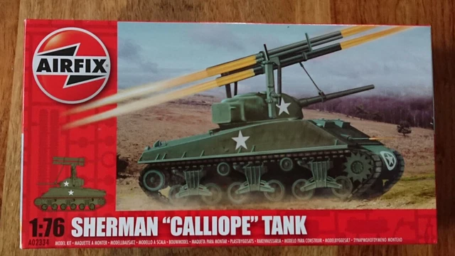 AIRFIX A02334 SHERMAN "CALLIOPE" Tank 1:76 Scale Plastic Model Kit NEW ...