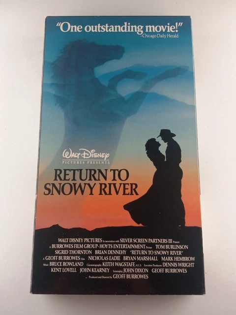 RETURN TO SNOWY River (VHS) 1988 Tom Burlinson, Brian Dennehy TESTED £2 ...