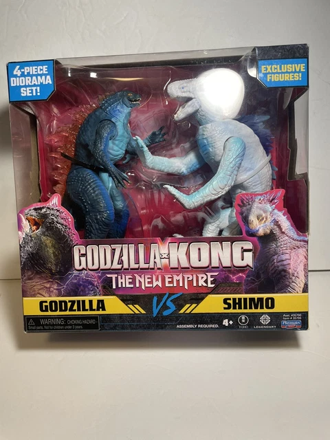 GODZILLA X KONG The New Empire Godzilla vs Shimo (non aperto) Set di 4 ...