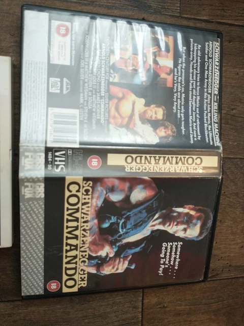COMMANDO - ARNOLD Schwarzenegger Original CBS/FOX Big Box VHS Video ...