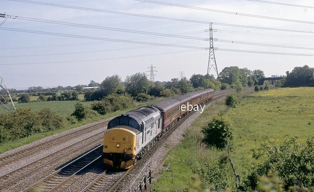 ORIGINAL 35MM SLIDE BR Diesel Class 37 no.37412 at Duffryn +rights for ...