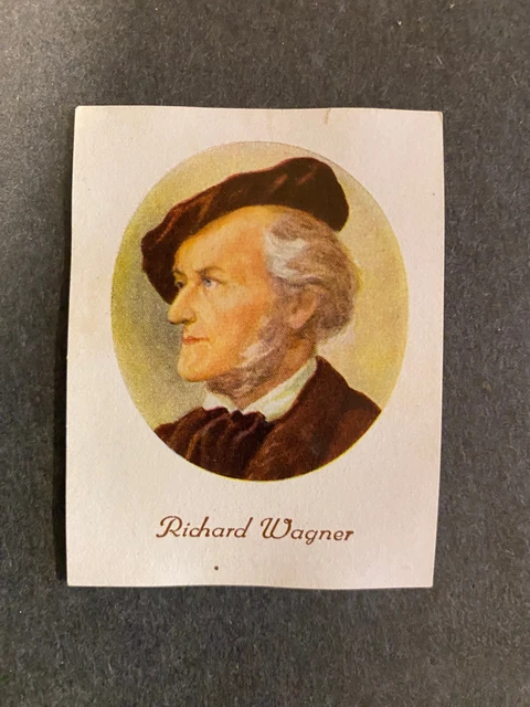 RICHARD WAGNER (COMPOSER): Rare German BUCK Card (1958) $4.95 - PicClick CA