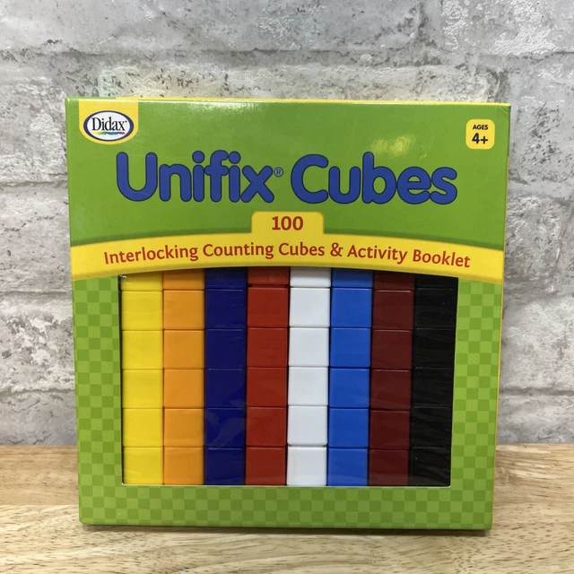 UNIFIX CUBES: 100 Interlocking Counting Cubes & Activity Booklet ...