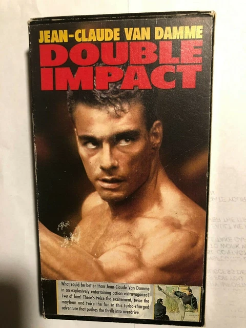 DOUBLE IMPACT JEAN Claude Van Damme Rare Vhs Cover EUR 86,20 - PicClick FR