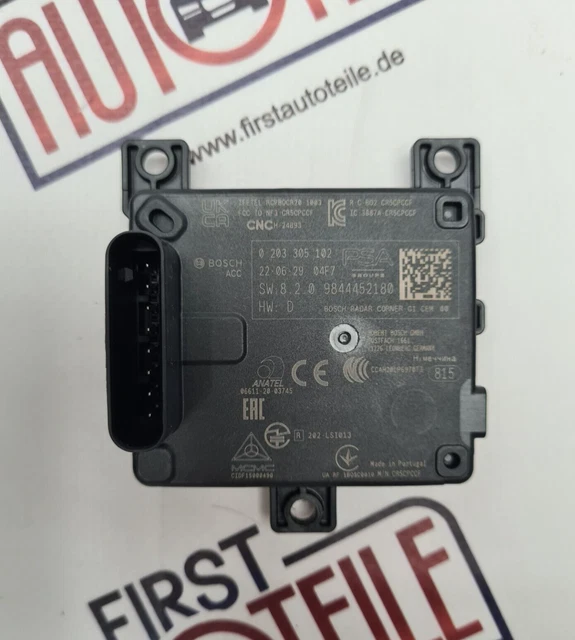 ORIGINAL OPEL RADAR sensor radar sensor control unit radar corner ...