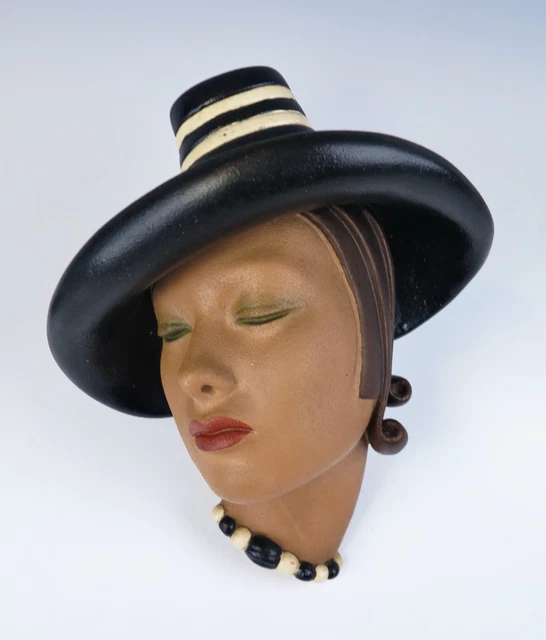 ART DECO 1930S 'Marguerite' Wall Mask by Jon Douglas, No Reserve £180. ...