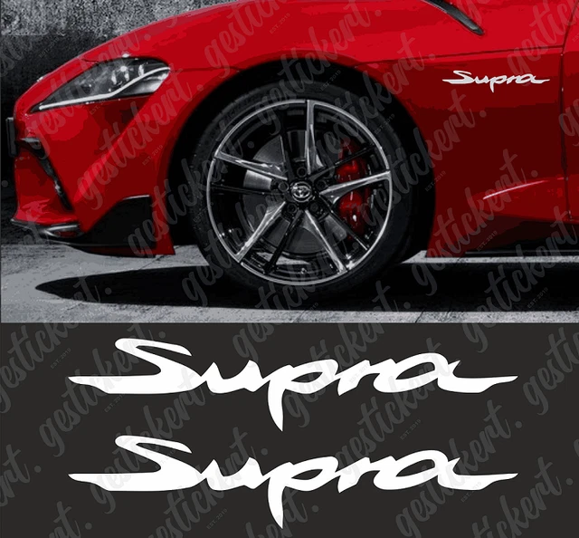 2X STICKERS FOR Toyota Supra MK4 MK5 tuning decal JDM turbo car car ...