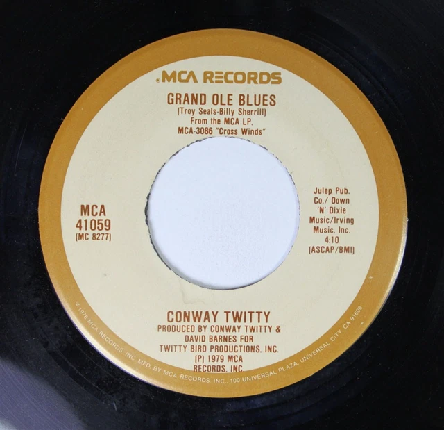 COUNTRY 45 CONWAY Twitty - Grand Ole Blues / I May Never Get To Heaven ...