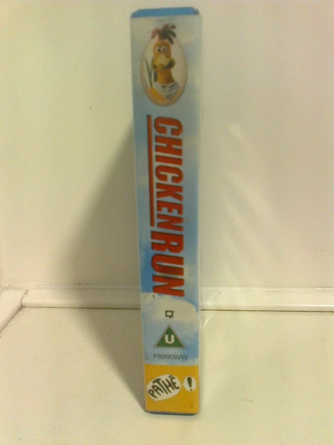 CHICKEN RUN VHS, 2000, P8990WW, 5011531899068, certificate U ...