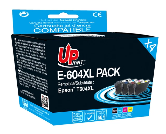 PACK UPRINT COMPATIBLE EPSON 604 XL, 4 cartouches EUR 38,99 - PicClick FR