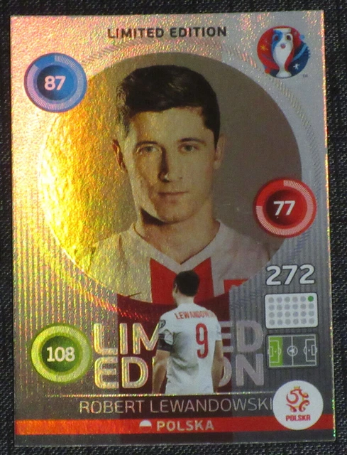 CARTE PANINI ADRENALYN Euro 2016 France Robert Lewandowski Edition ...