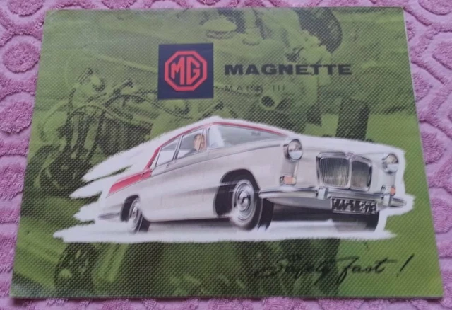 MG MAGNETTE MARK III Brochure Catalog Brochure English -1 £65.20 ...