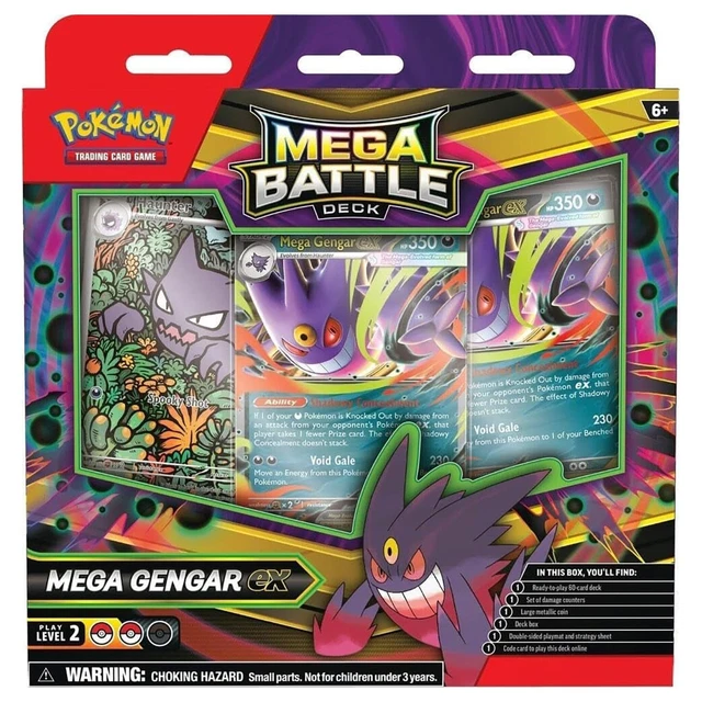 POKÉMON TCG MEGA Battle Deck Mega Gengar Ex BRAND NEW SEALED $73.90 ...