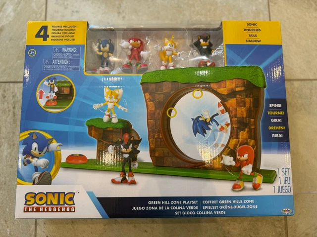 SONIC THE HEDGEHOG Green Hill Zone Playset (Includes 4 Figures) – New ...