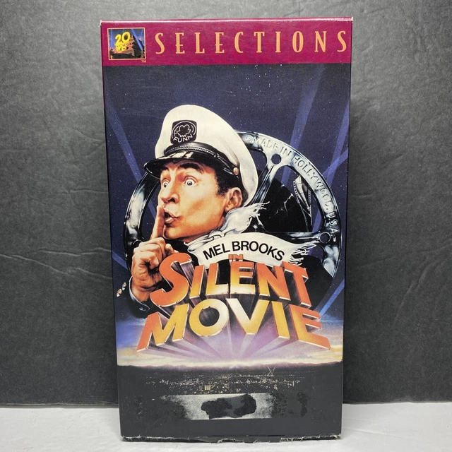 MEL BROOKS SILENT Movie VHS Tape 1985 CBS Fox Classic Comedy Movie Film ...