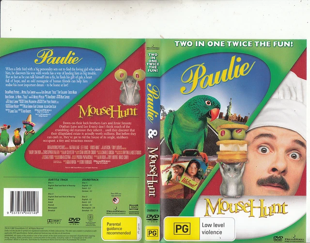 PAULIE-1998-TONY SHALHOUB/MOUSE HUNT-1998-[2 Movies]-Movie-2 DVD $29.95 ...