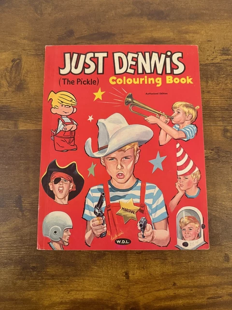 JUST DENNIS (THE Pickle) Colouring Book based on British Version £15.05 - PicClick UK