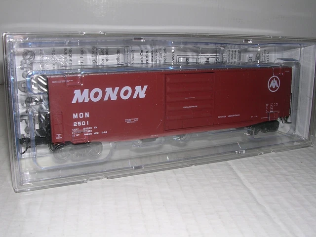 KADEE #6336 Monon 50' PS-1 Box Car #2501 w/Cushion Underframe H.O.1/87 ...