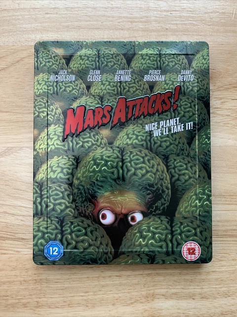 MARS ATTACKS ! - 1996 - Steelbook (Blu-ray, 2014, sans région d'importation britannique) sans ...