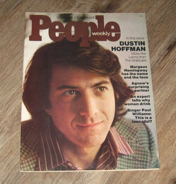 PEOPLE 1974 MAGAZINE Dustin Hoffman COVER Margaux Hemingway DONNA Ralph ...