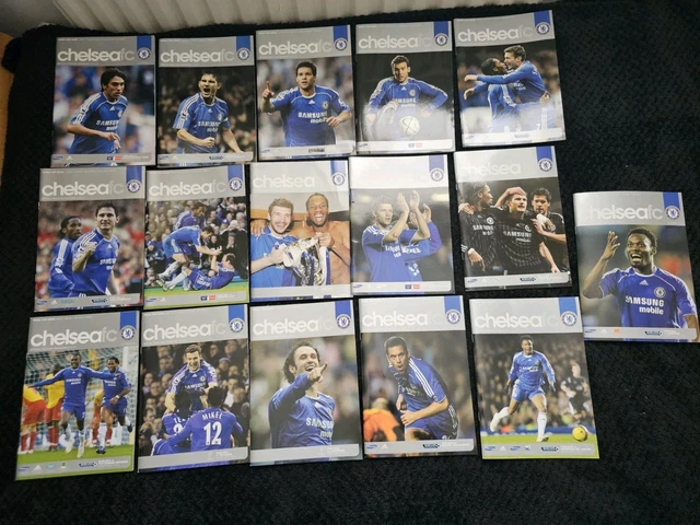CHELSEA FC HOME programmes Season 2006-2007 £11.12 - PicClick UK