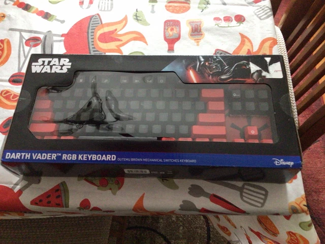 STAR WARS DARTH Vader TM RGB Keyboard Disney Brand New Sealed $59.99 ...