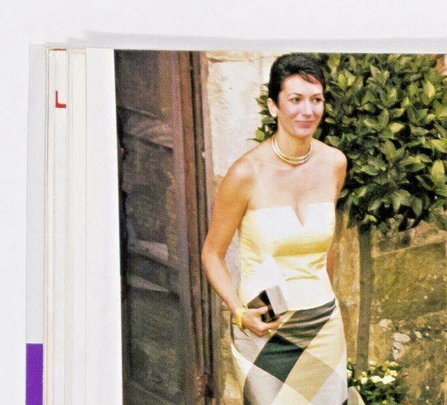GHISLAINE JEFFREY EPSTEIN Prince Andrew Robert Maxwell RARE UK magazine ...