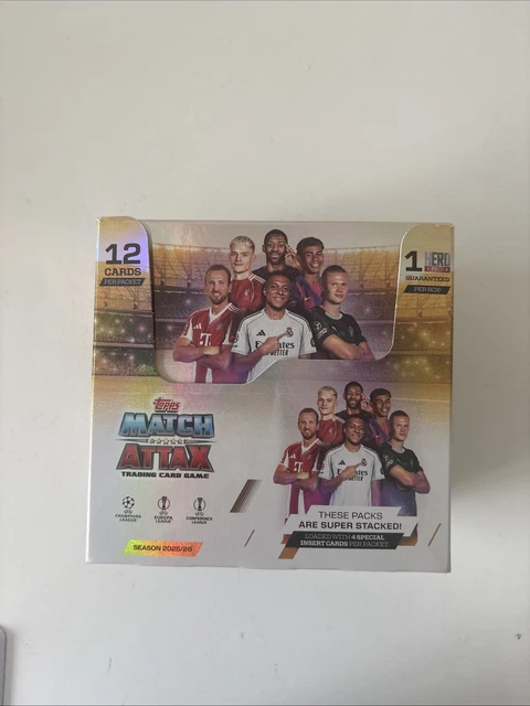 TOPPS MATCH ATTAX Full Box 2025/2026 £71.40 - PicClick UK