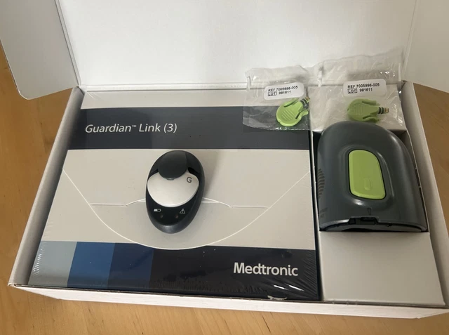 MEDTRONIC GUARDIAN LINK 3 Transmitter MMT-7810W1 mit Ladegerät und ...