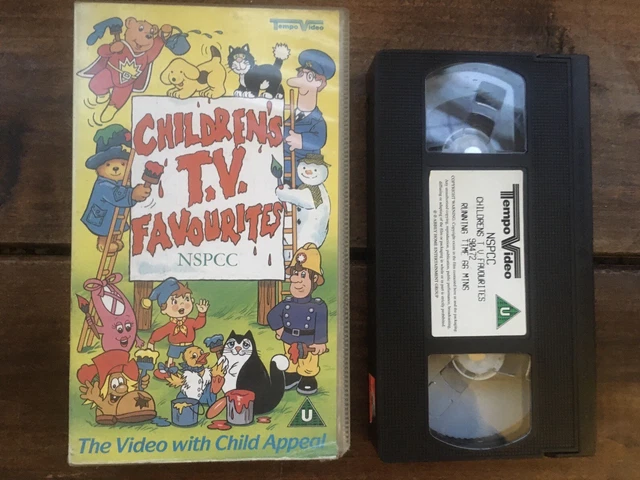 NSPCC CHILDREN’S TV Favourites - Vhs Video - Postman Pat + Fireman Sam ...