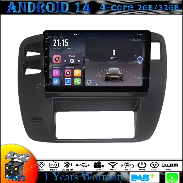 9&ANDROID 14 HEAD Unit Carplay Radio GPS SATNavi DAB For Nissan Patrol ...