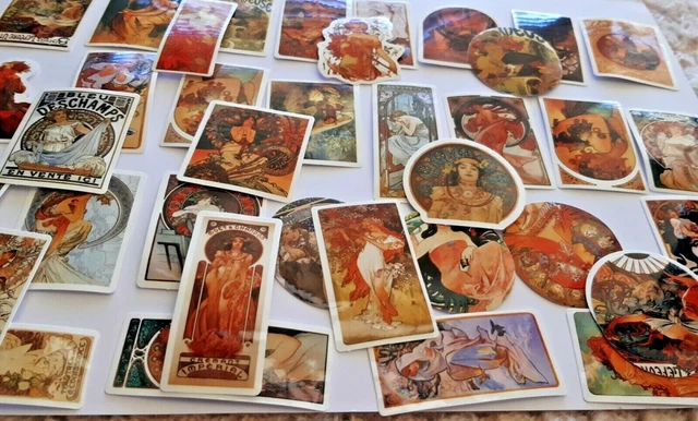 STICKERS, 1920'S ART Deco , Bright, Set of 38 $14.00 - PicClick AU