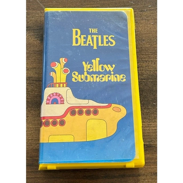 THE BEATLES YELLOW Submarine 1968 Animated Movie VHS Tape Collector ...