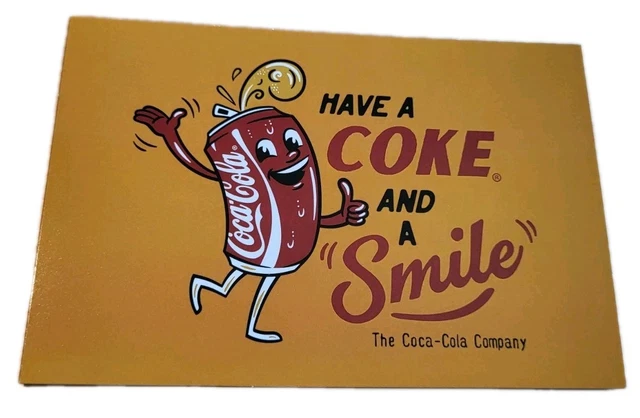 HAVE A COKE And A Smile The Coca-Cola Company Postcard NEW UNPOSTED £2. ...