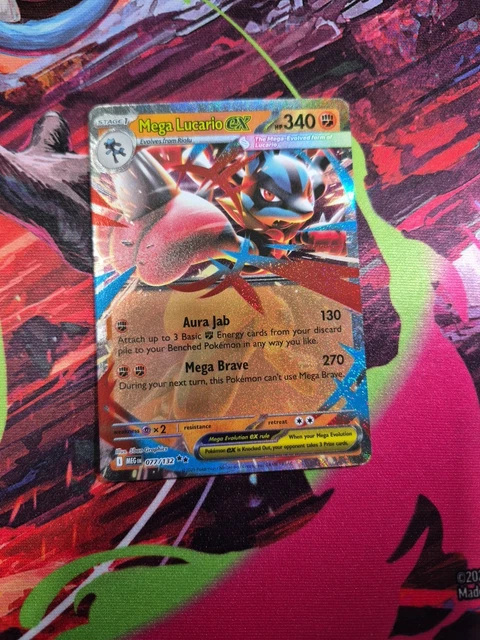 POKÉMON TCG MEGA Evolution Mega Lucario EX 077/132 NM £1.34 - PicClick UK