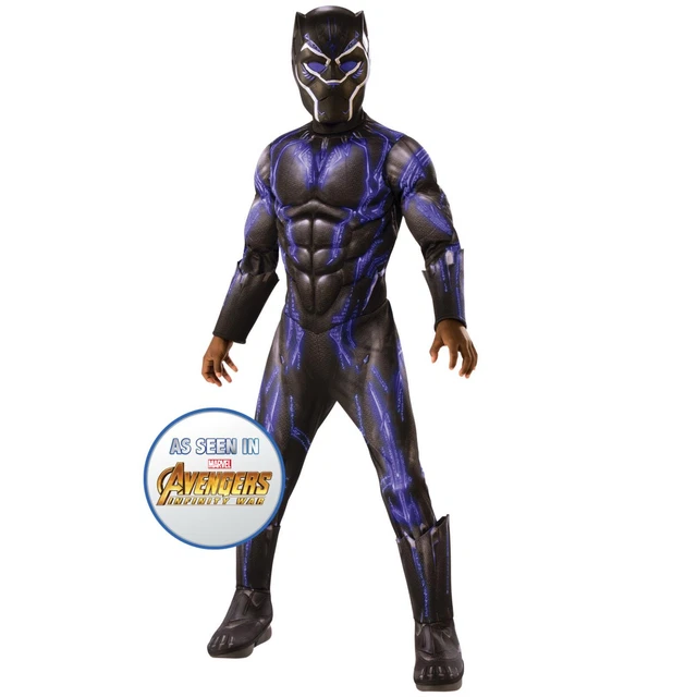 CHILDREN'S OFFICIAL BLACK Panther Deluxe AVG4 Battle Fun Film Purple ...
