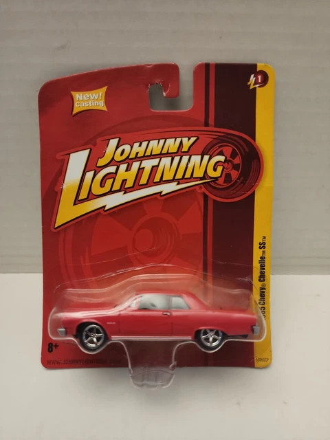 RARE JOHNNY LIGHTNING 1965 Chevy Chevelle SS 64 RED Car Release 1 ...