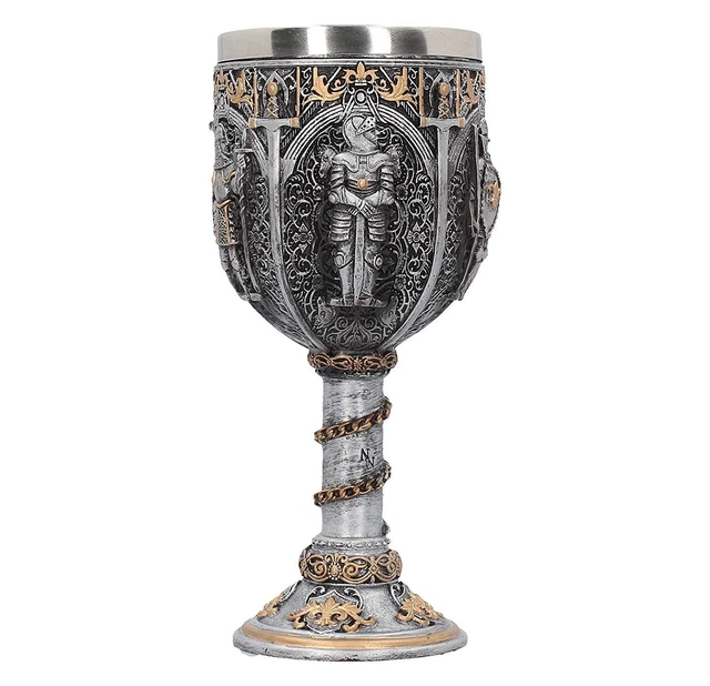 MEDIEVAL TEMPLAR KNIGHT Gothic Goblet Fantasy Art Chalice Cup Mug ...