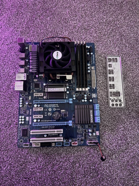 GIGABYTE GA 970A-D3 Motherboard -INCLUDES AMD FX 6300 Six-Core CPU and ...