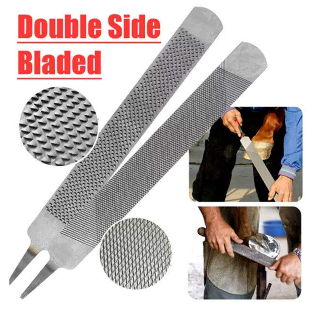 EQUESTRIAN FARRIERS HORSE Hoof Trimming File Rasp Double Sided NEW Rasp ...