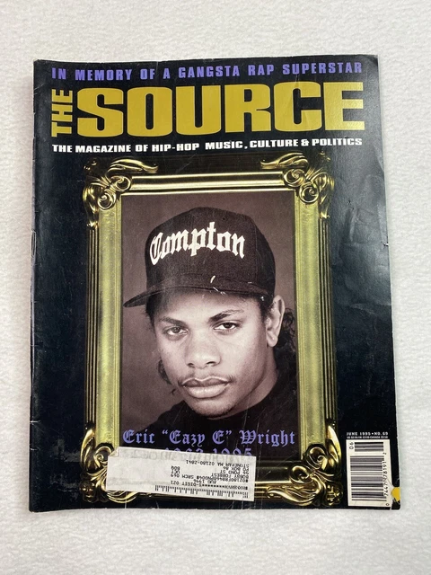 THE SOURCE MAGAZINE June 1995 Eric Eazy E Wright RIP Khalid Muhammad ...