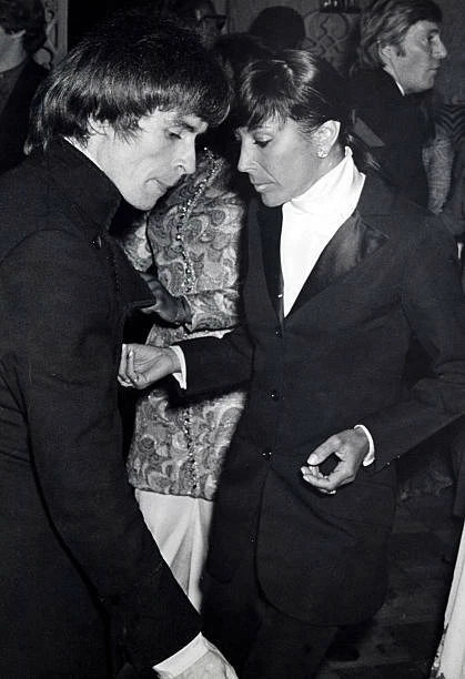 Rudolf Nureyev Julie Belafonte During Party Honoring Rudolf May 1970 Old Photo 1 Eur 467